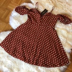 Haute Rogue | Dresses | Boho Polka Dot Mini Dress Haute Rogue | Poshmark